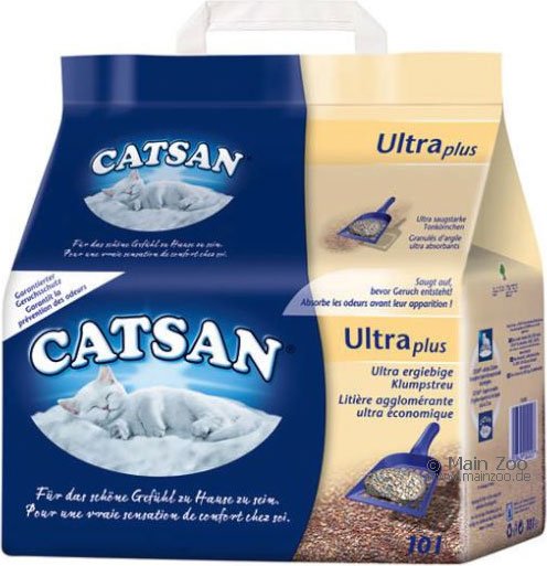 Catsan Ultra Klumpstreu, 3 x 10 Liter – Katzenzone.de